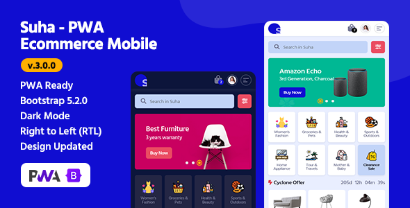 Affan - PWA Mobile HTML Template